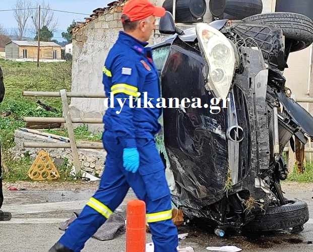 Πατρών - Πύργου: Σοβαρό τροχαίο στη νέα εθνική οδό στο ύψος των ...