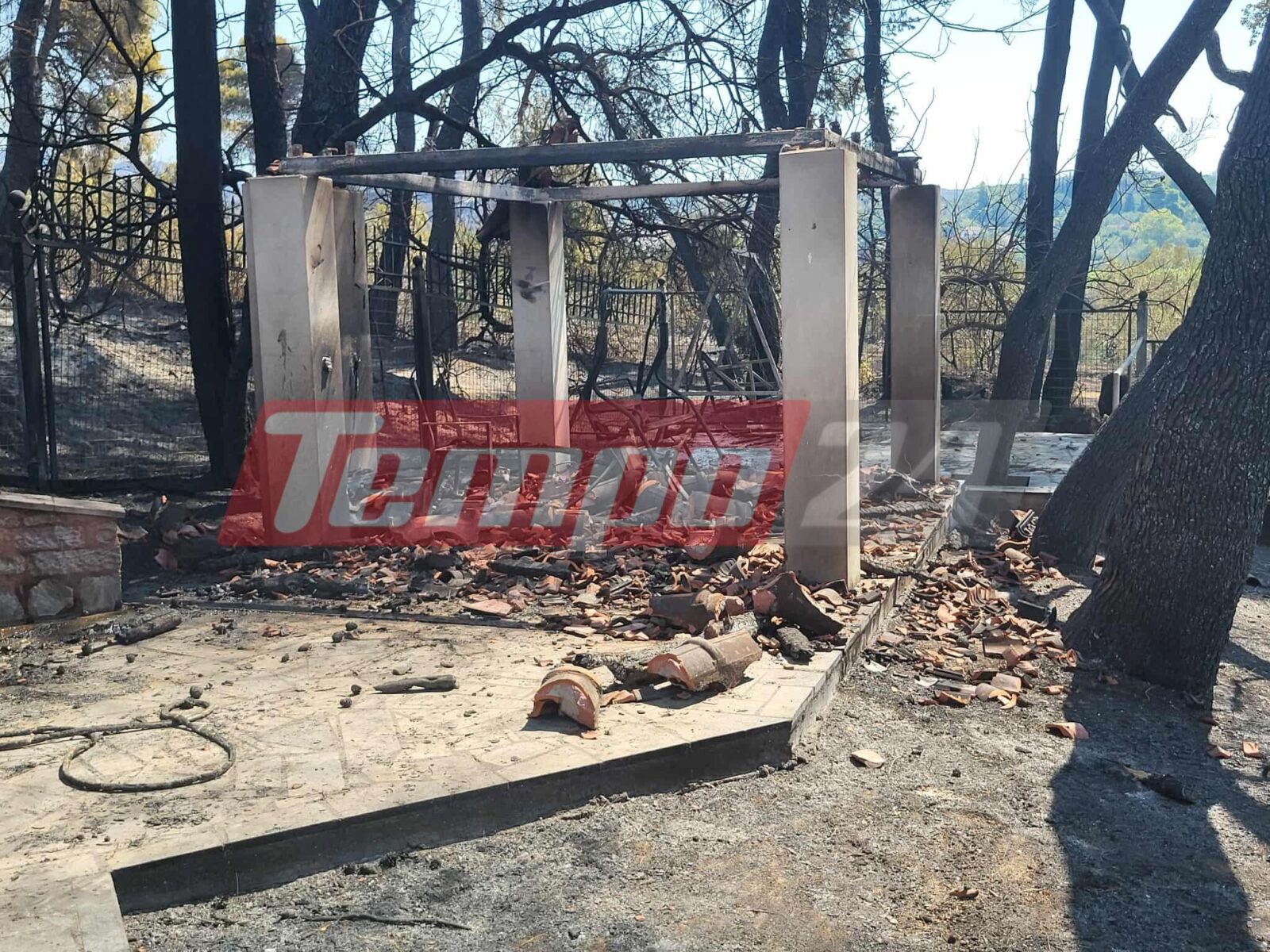 Οδοιπορικό στην Αρχαία Ολυμπία: Αποκαρδιωτικές εικόνες μετά τη φωτιά ...